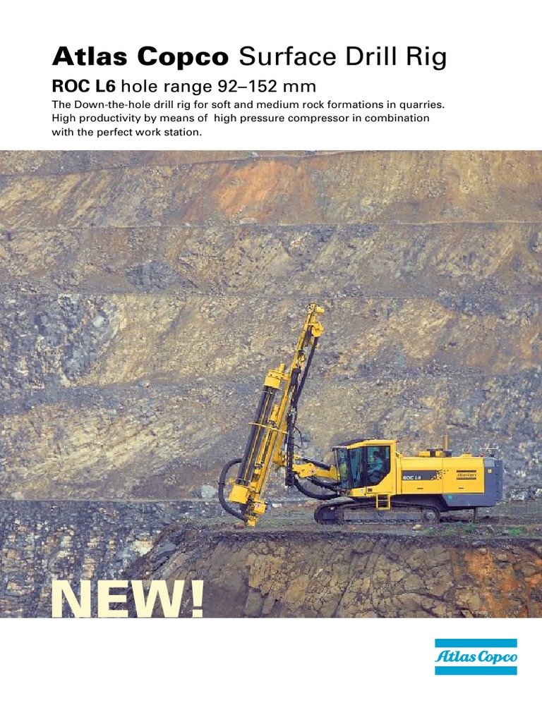 Technical Data AtlasCopco ROC L6 - Eng | PDF | Home & Garden