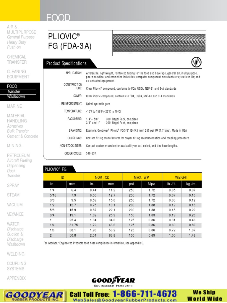 Pliovic Goodyear | PDF | Pipe (Fluid Conveyance) | Chemistry