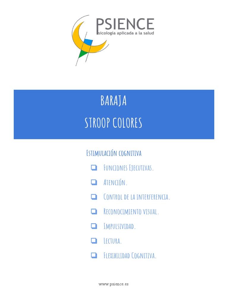Stroop Colores | PDF