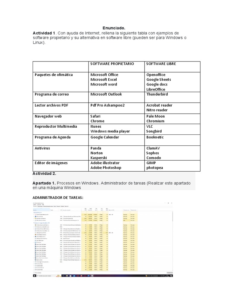 TAREA1 Sistemas Informáticos | PDF | Windows 10 | Microsoft Windows