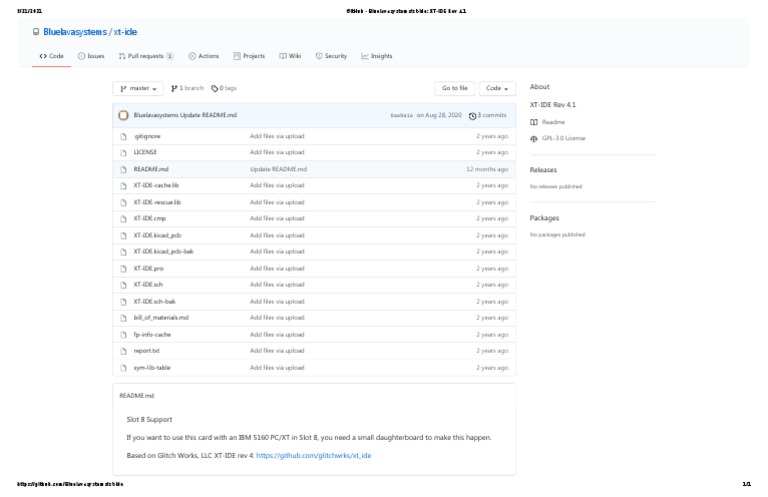 GitHub - Bluelavasystems - Xt-Ide - XT-IDE Rev 4.1 | PDF | Computer Architecture | Video Game ...