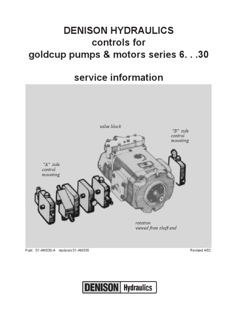 s1 Am030 A GC CTRL SRV Complete 001 116 | PDF | Pump | Electric Motor