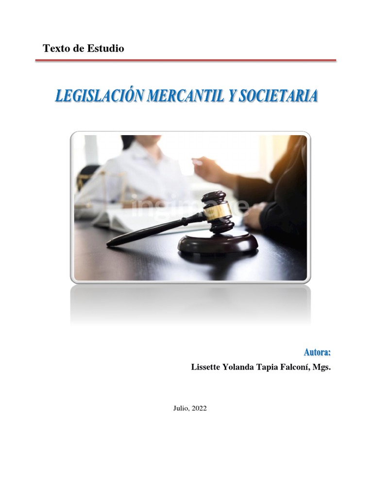 Texto Legislación Mercantil y Societaria. Julio 2022 | PDF | Derecho ...