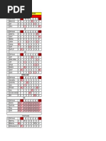 November 2024 Duty Roster Schedule | PDF