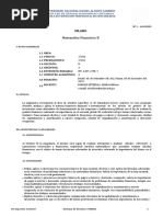 Silabo Complemento de Matematica UPN | PDF