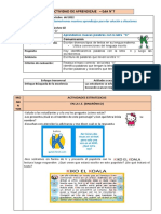 Letra Ñ Sesion de Clase | PDF | Escritura | Aprendizaje