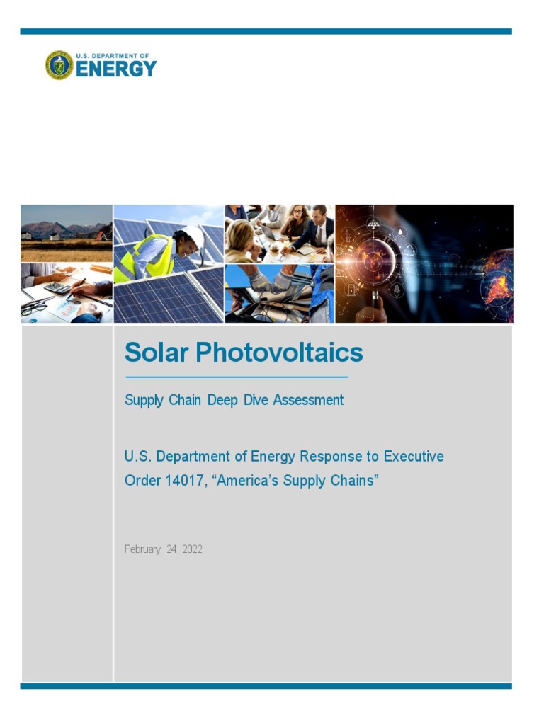 Building a Robust and Resilient Domestic Solar Supply Chain: Strategies ...
