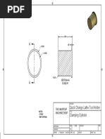 Tool Holder Drawing | PDF | Mechanical Engineering | Machining