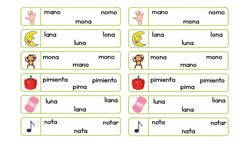 LETRA N ENCERRAR PALABRA SEGUN DIBUJO | PDF