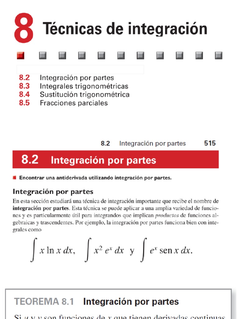 Integración por partes: Método ILATE | PDF | Crecimiento personal y ...