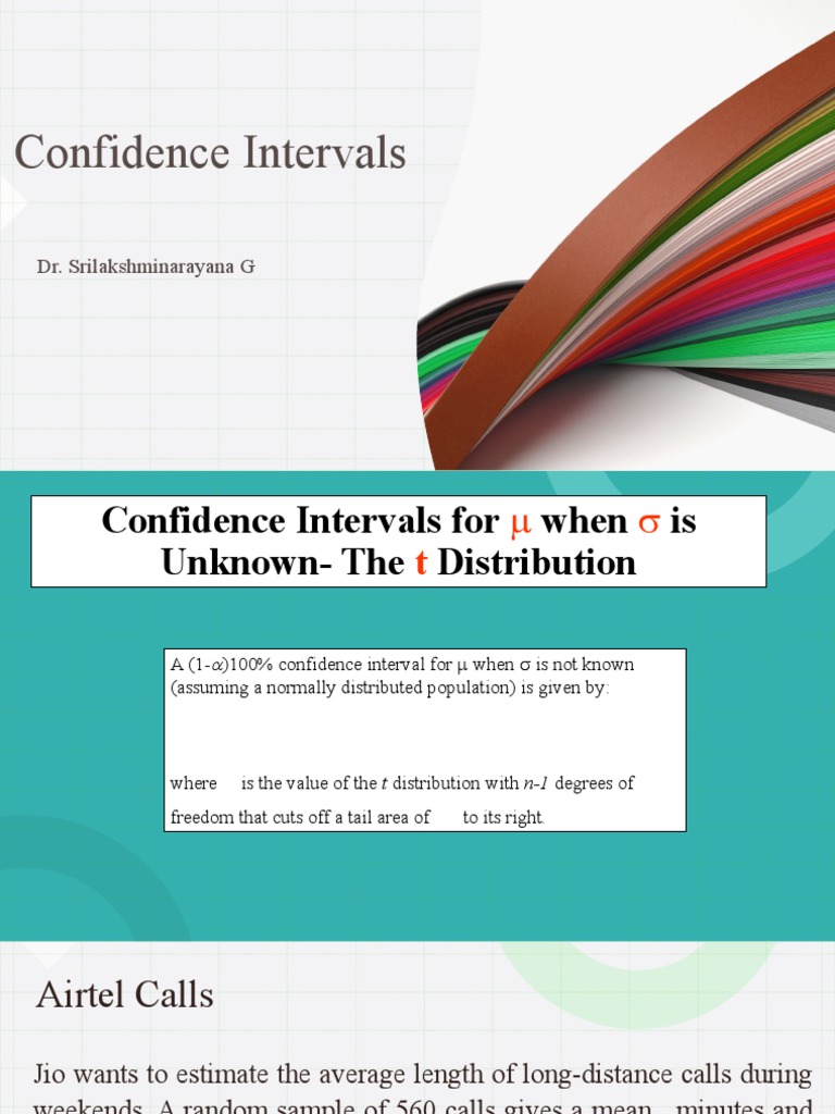 05 Confidence Intervals Cases Pdf Confidence Interval