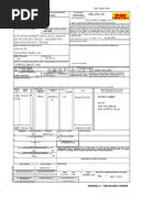 Air Waybill Form - Printable Template | PDF | Trade | Business