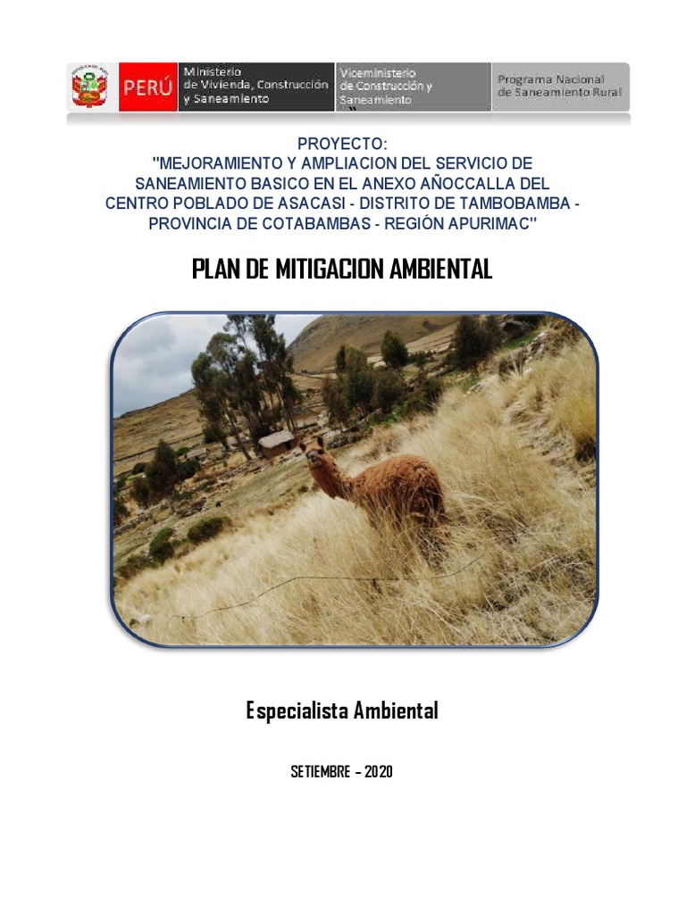 Plan de Monitoreo Ambiental | PDF | Agua | Seguridad y salud ocupacional