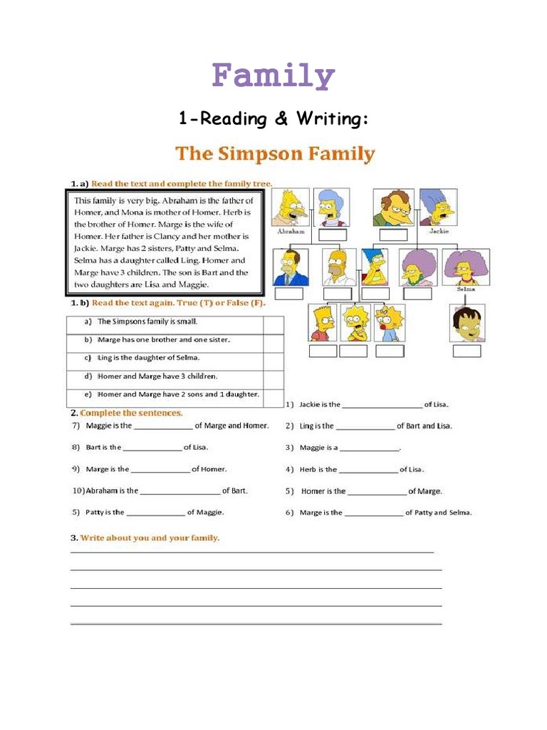 Family Part 2 1 | PDF | Pronoun | Grandparent