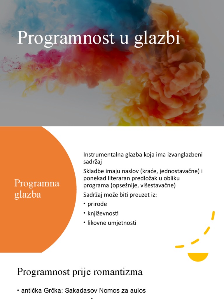 Programnost U Glazbi | PDF