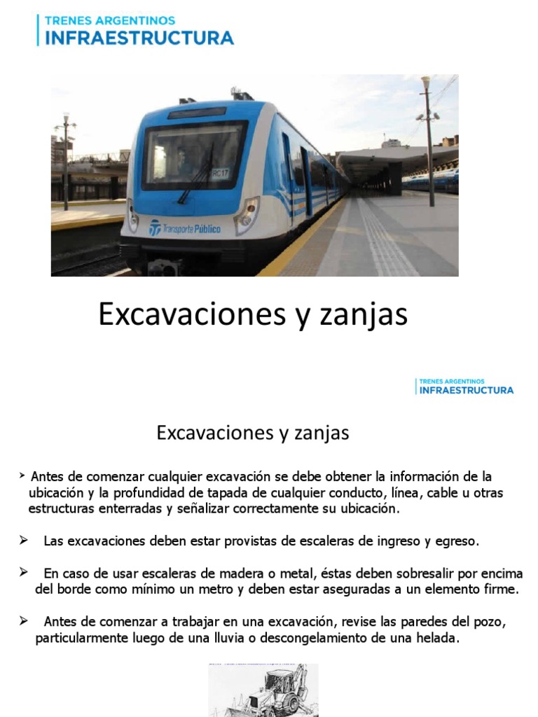 Seguridad en Excavaciones y Zanjas | PDF