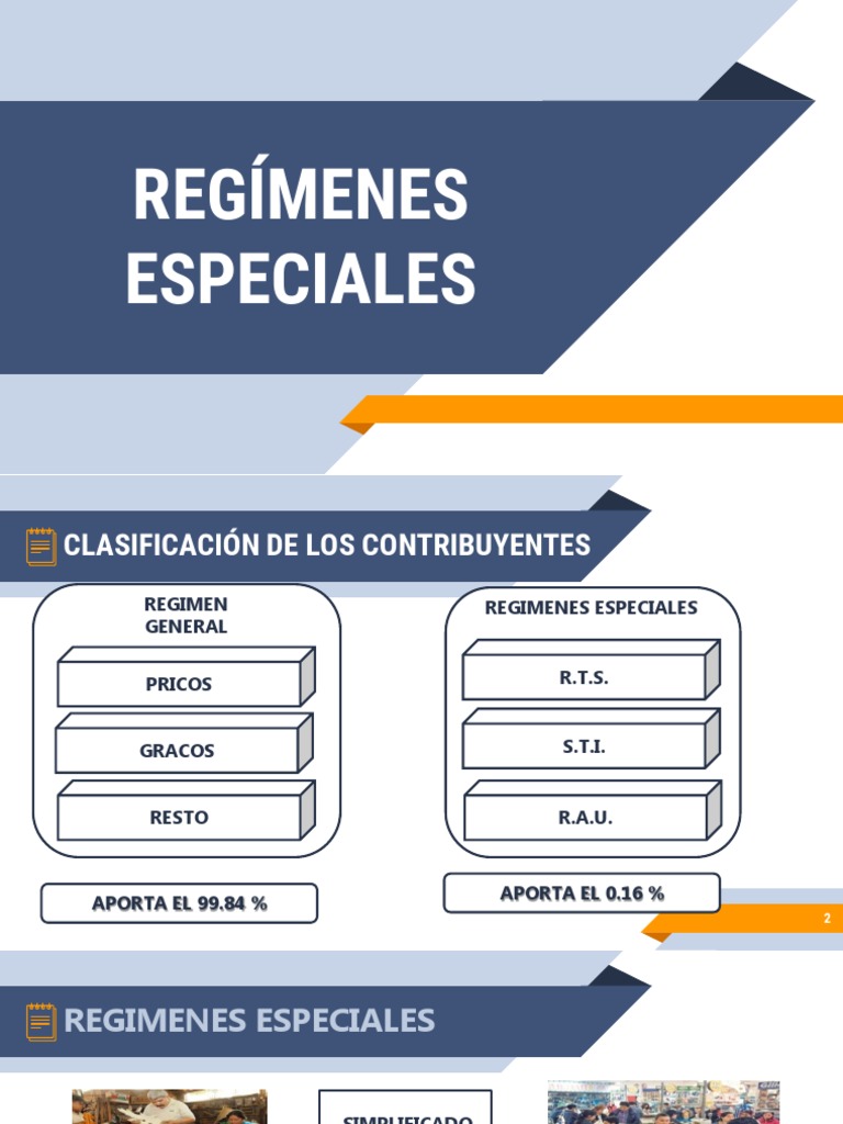 Tema 3 Regimenes Especiales | PDF | Economias