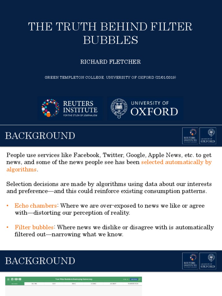 4-The Truth Behind Filter Bubbles-Bursting Some Myths | PDF | Social ...