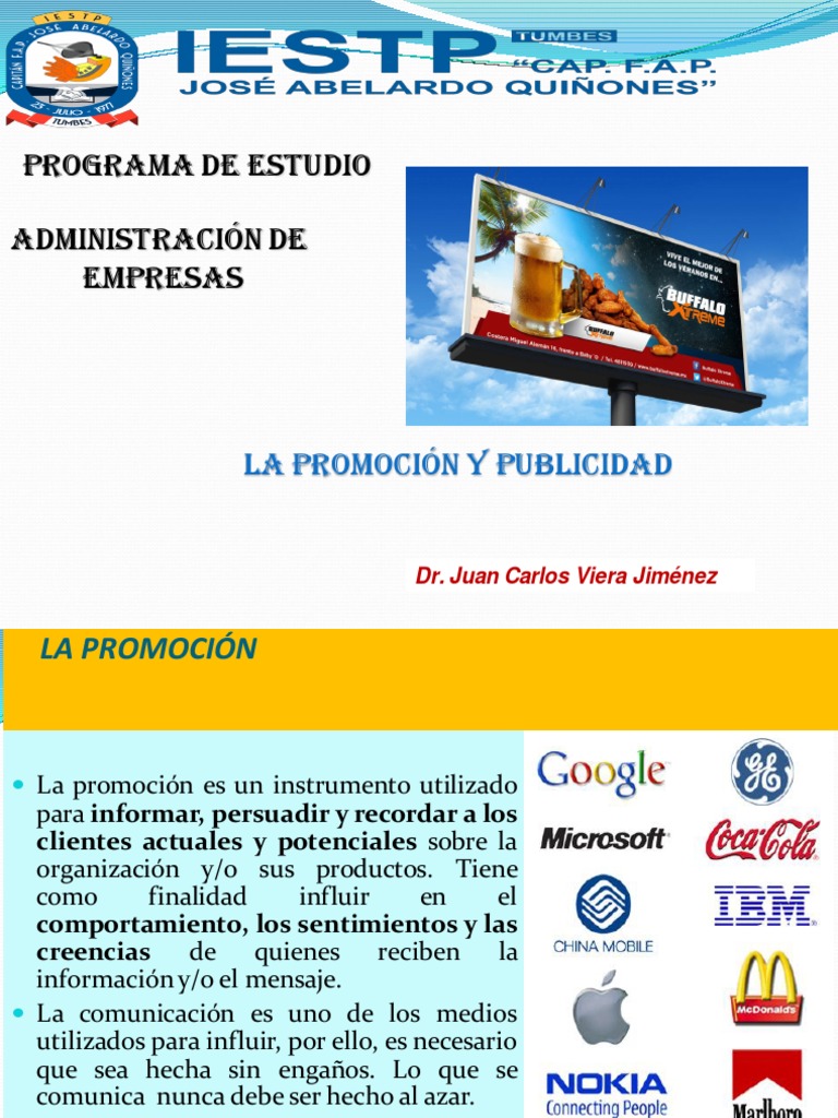 La Promoción y Publicidad | PDF | Publicidad | Marketing