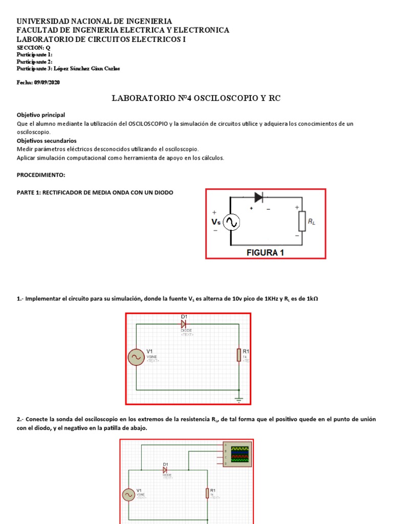Informe Final #4 | PDF | Rectificador | Diodo