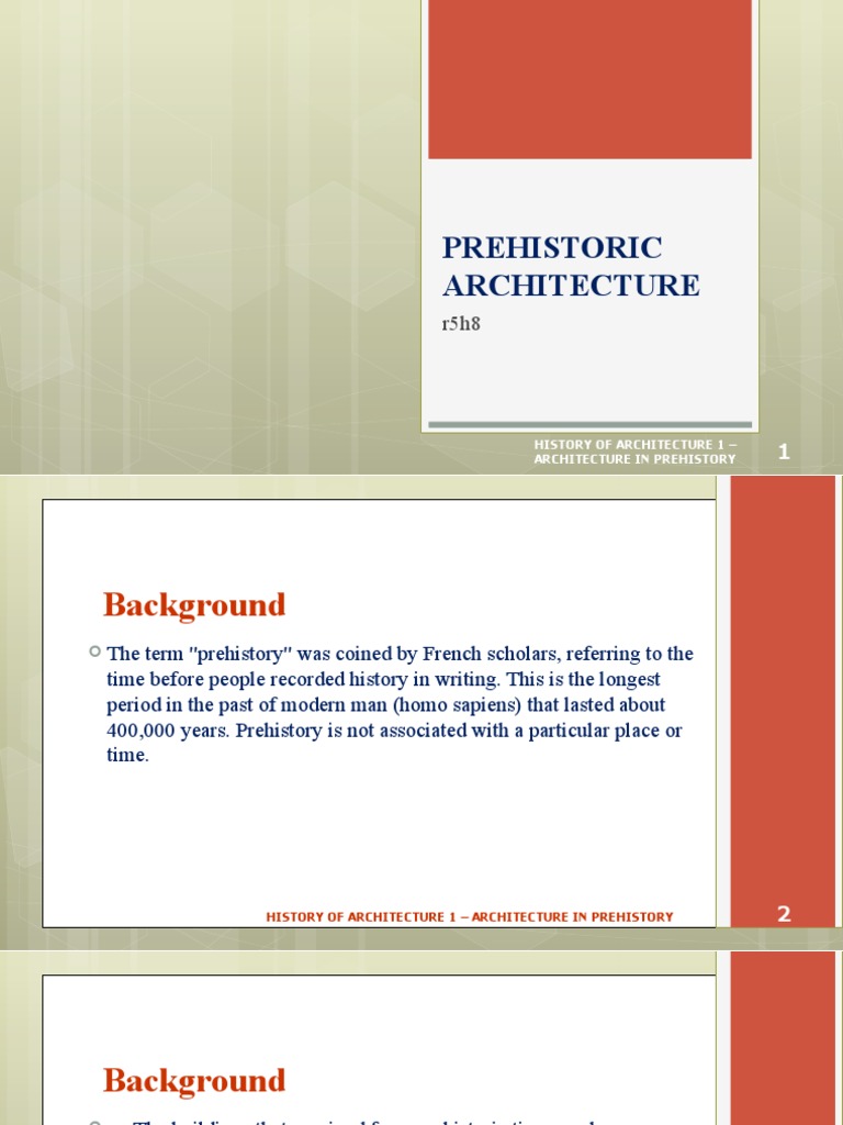 Prehistoric Architecture Overview | PDF | Stonehenge | Archaeology