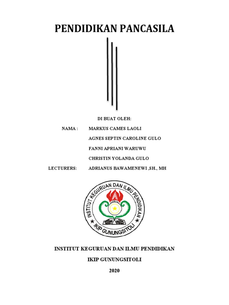 CJR Kelompok Pendidikan Pancasila | PDF