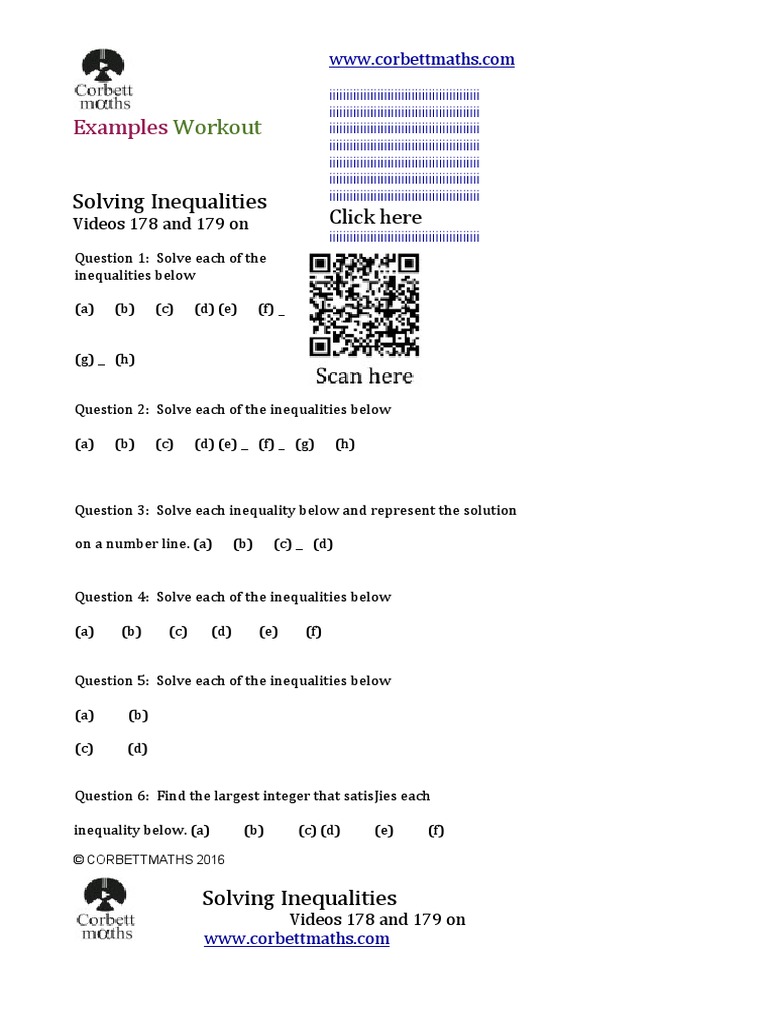 Solving Inequalities | PDF | Number Theory | Elementary Geometry Solving Inequalities | PDF | Number Theory | Elementary Geometry