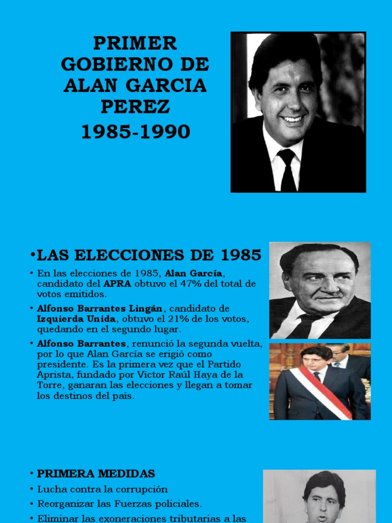 Primer Gobierno de Alan García | PDF | Economias