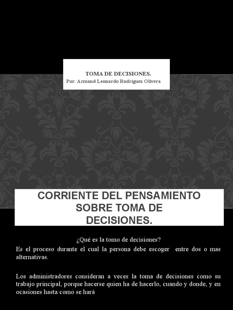 Claves para una Efectiva Toma de Decisiones | PDF | Toma de decisiones | Ciencia cognitiva