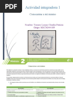 Actividad Integradora 1, Módulo 2. Conocerme A Mí Mismo | PDF | Información | Habilidades de estudio