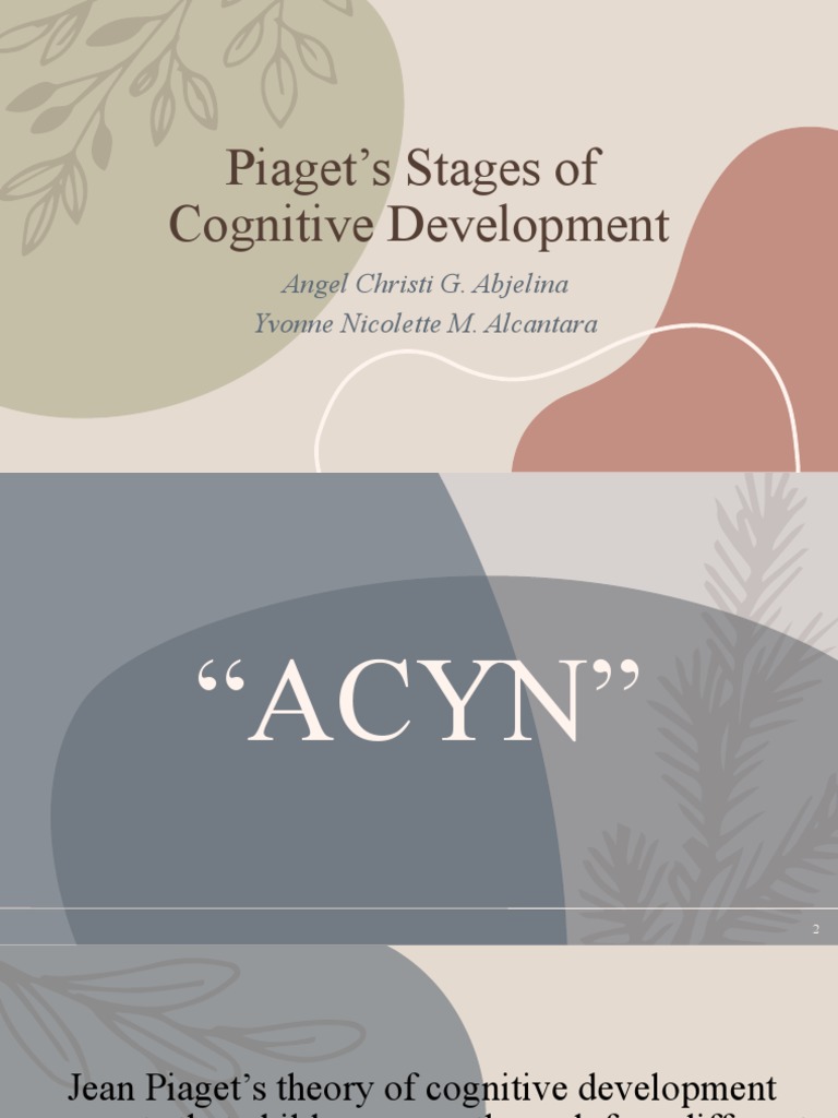 Piagets Stages of Cognitive Development | Download Free PDF | Cognitive ...