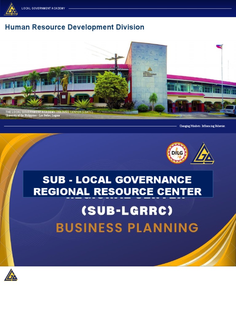 Sub-LGRRC Business Planning | PDF | Capacity Building | Knowledge ...