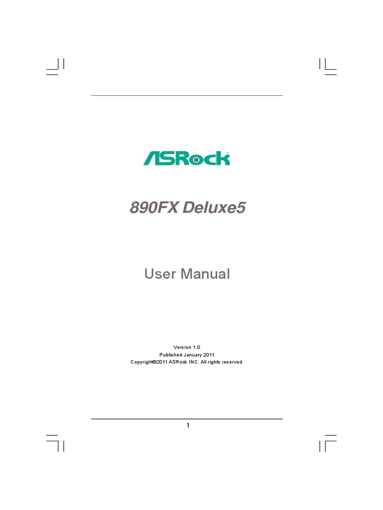 890FX Deluxe5 | PDF | Bios | Usb