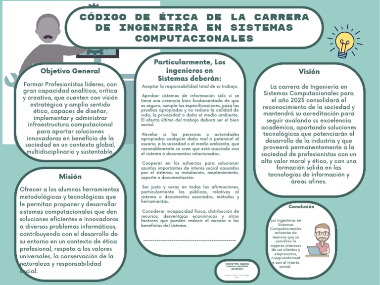 Código de Ética de La Carrera de Ingeniería en Sistemas Computacionales | PDF | Ingeniería ...