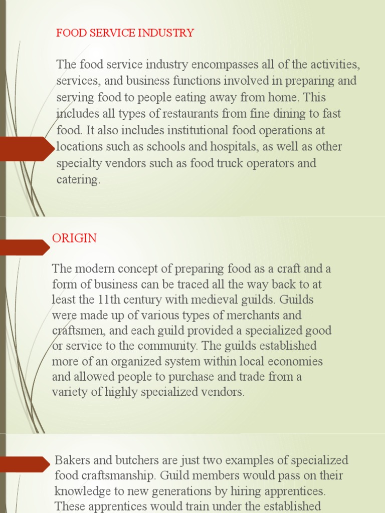 Food Service Management | PDF | Restaurants | Foodservice