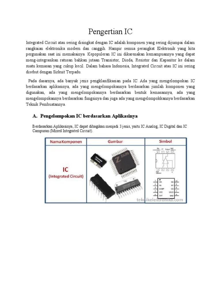 Pengertian IC | PDF