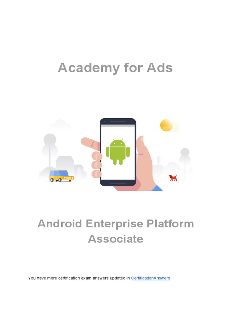 Android Enterprise Certification Guide | PDF | Android (Operating System) | Google Play