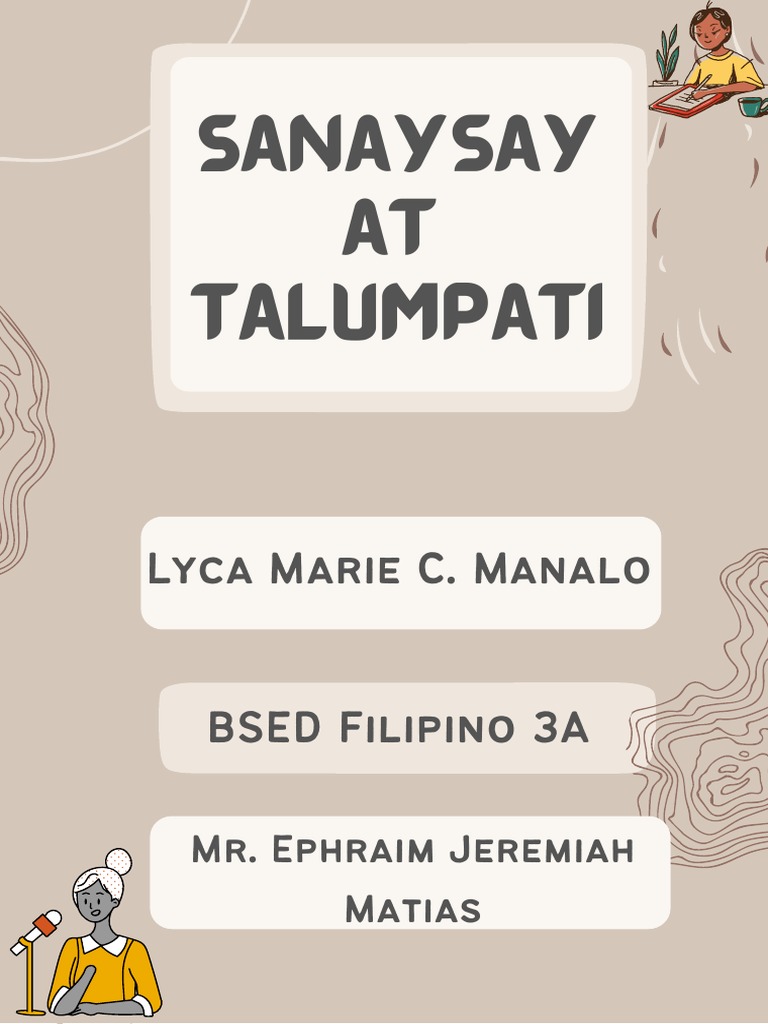 Essay Talumpati | PDF