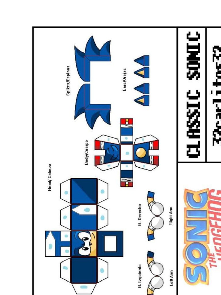Classic Sonic Papercraft | PDF