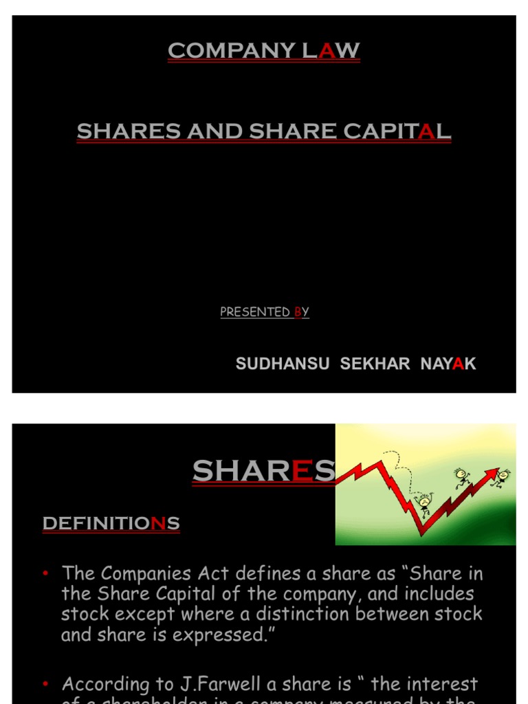 Share Capital Presentation 6 | PDF | Preferred Stock | Stocks