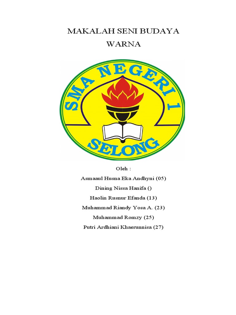 Makalah SBD Materi Warna | PDF | Kajian Bahasa Asing