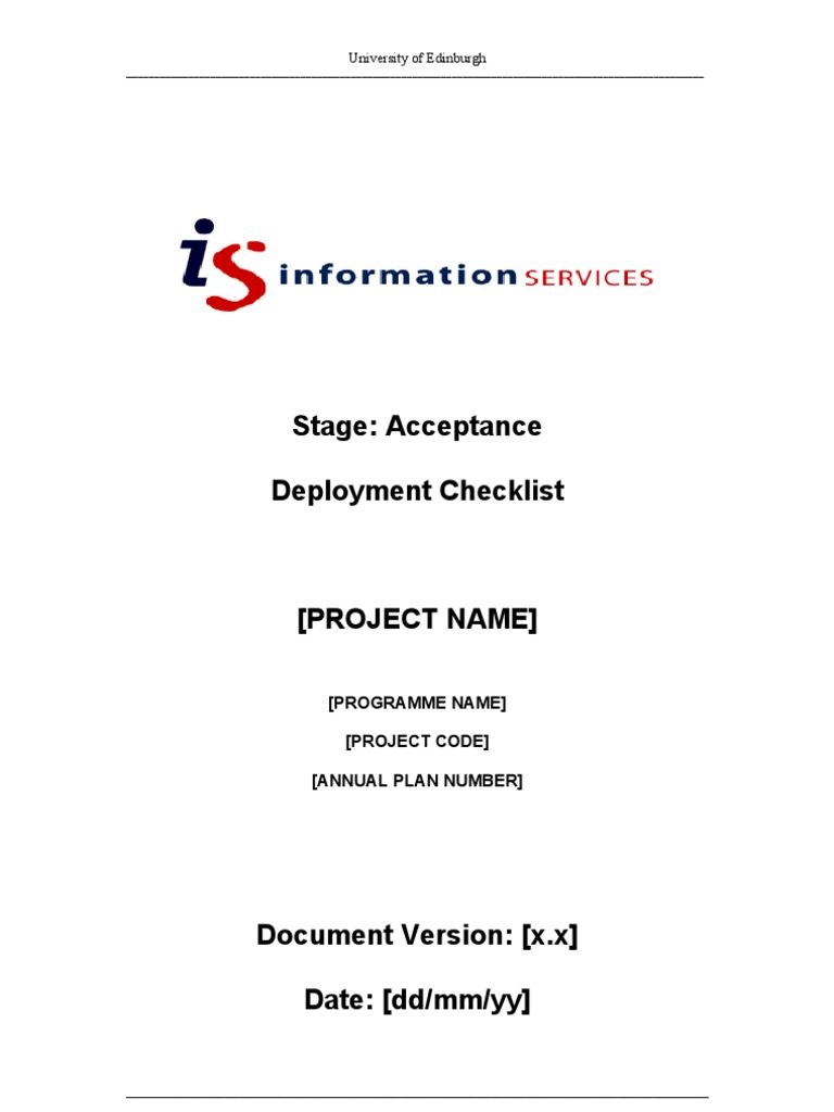 Deployment Checklist | PDF | Public Key Certificate | Wiki