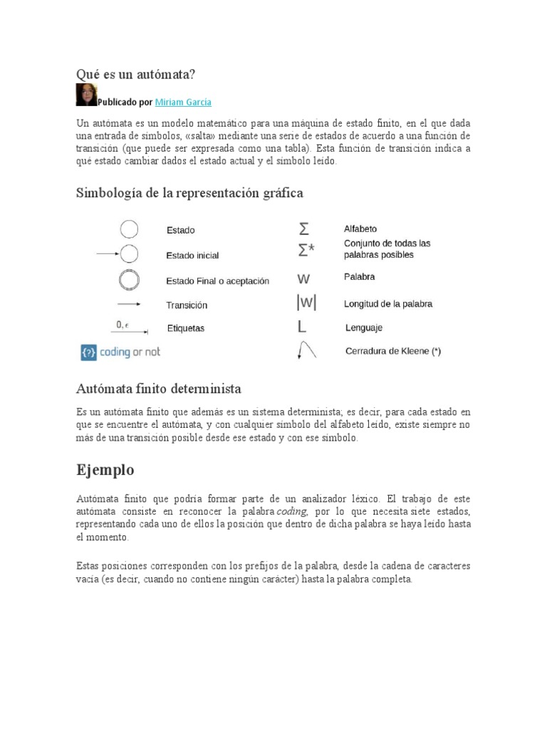 Automata | PDF | Lenguaje de programación | Informática
