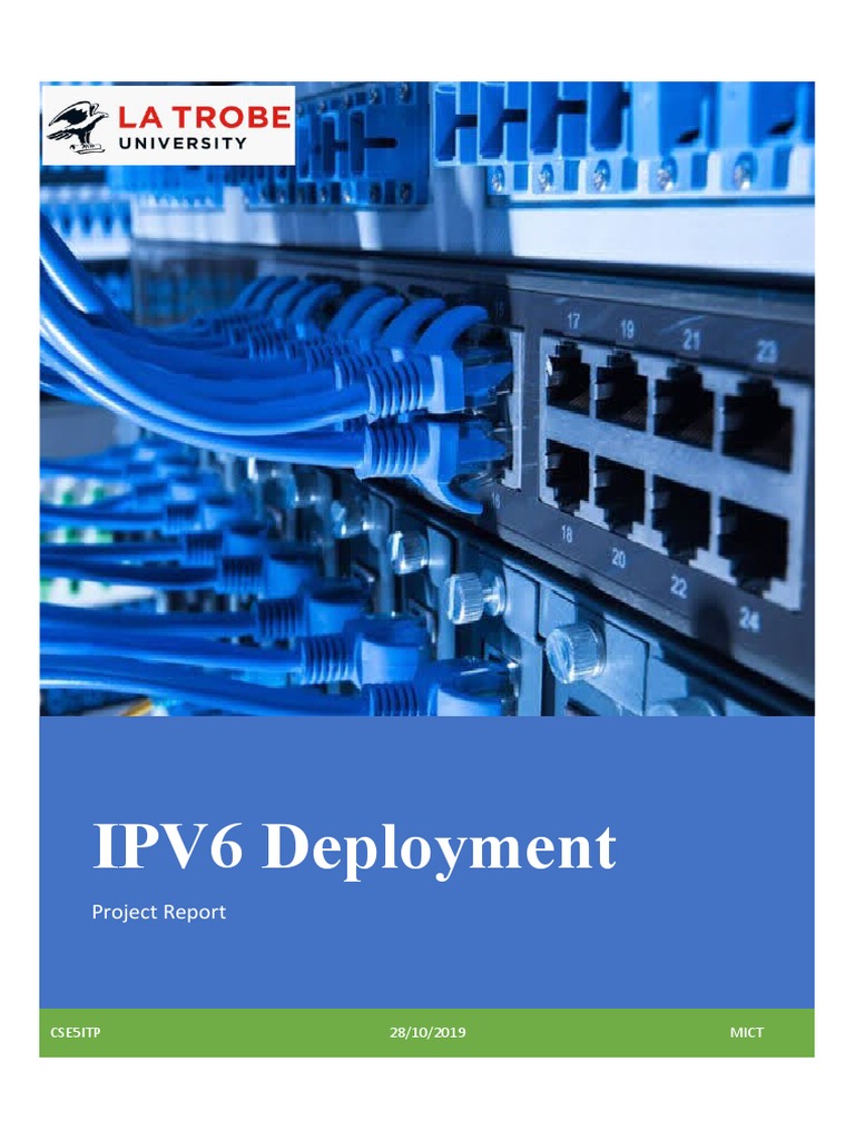 Final Report - IPV6 | PDF | I Pv6 | Ip Address