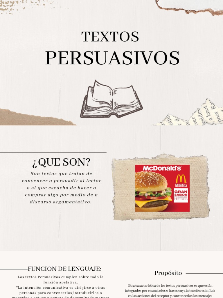 Guía de Textos Persuasivos | PDF | Publicidad | Persuasión