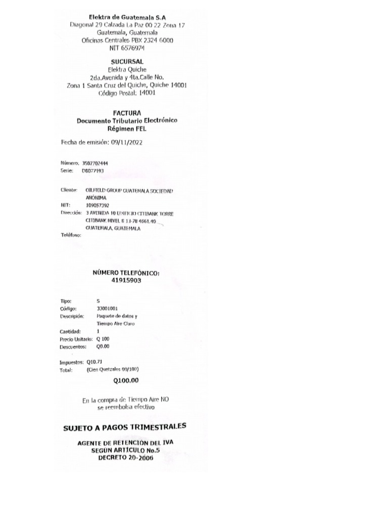 Documento de Prueba | PDF