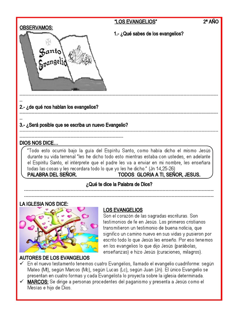 Los Cuatro Evangelios | PDF | Jesús | Evangelios