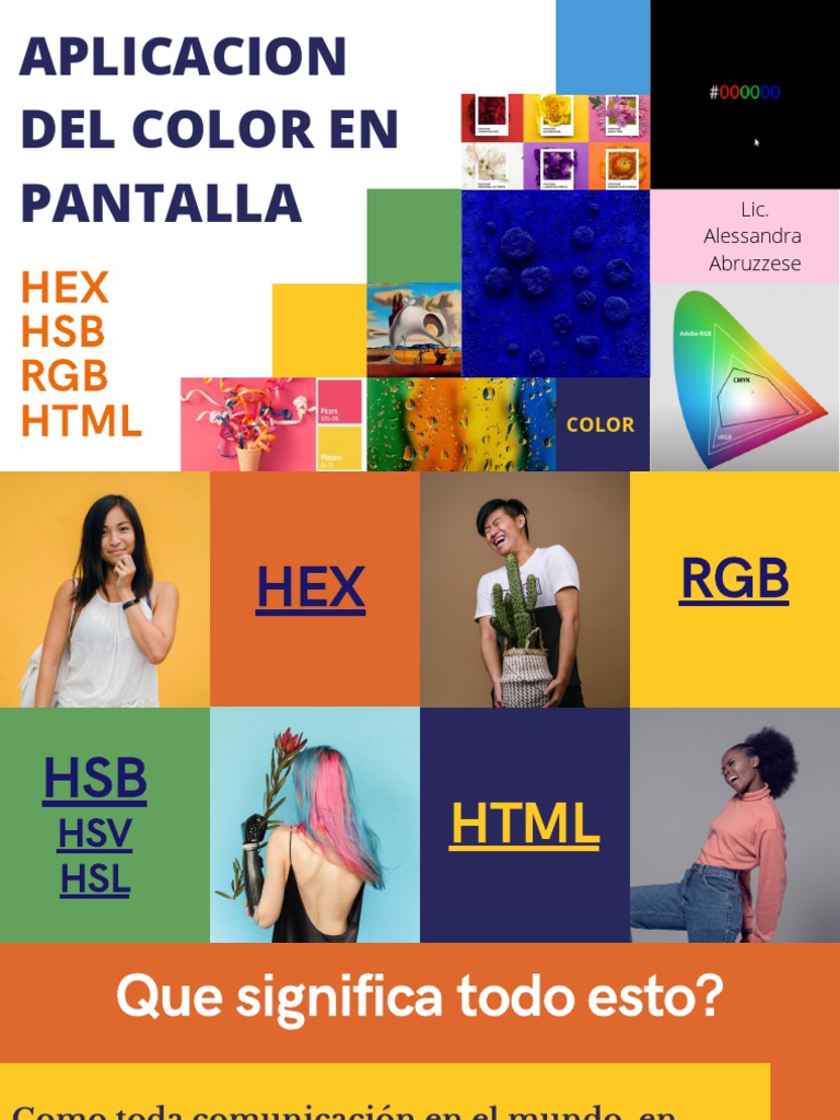 Aplicacion Del Color en Pantalla | PDF