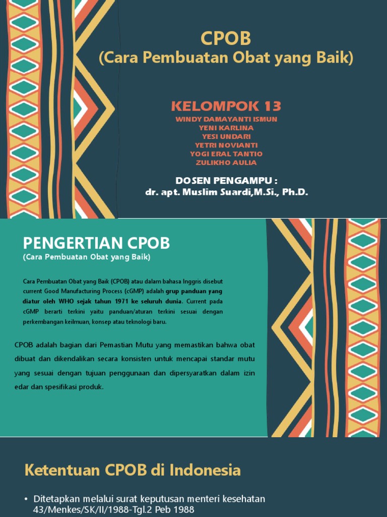 Cpob Kelompok 13 | PDF | Pengembangan Diri | Kesehatan Holistik