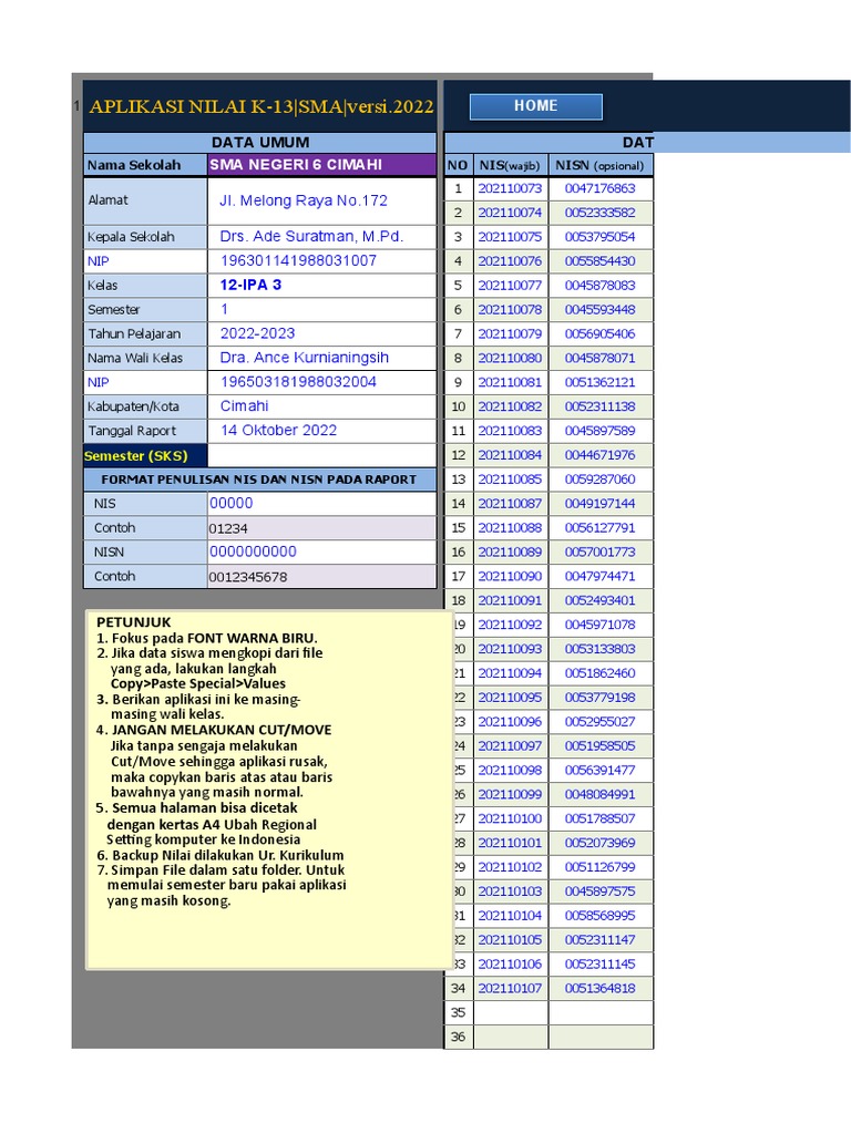 Xii Ipa 3 Rapor Pts 22 Bu Ance | PDF